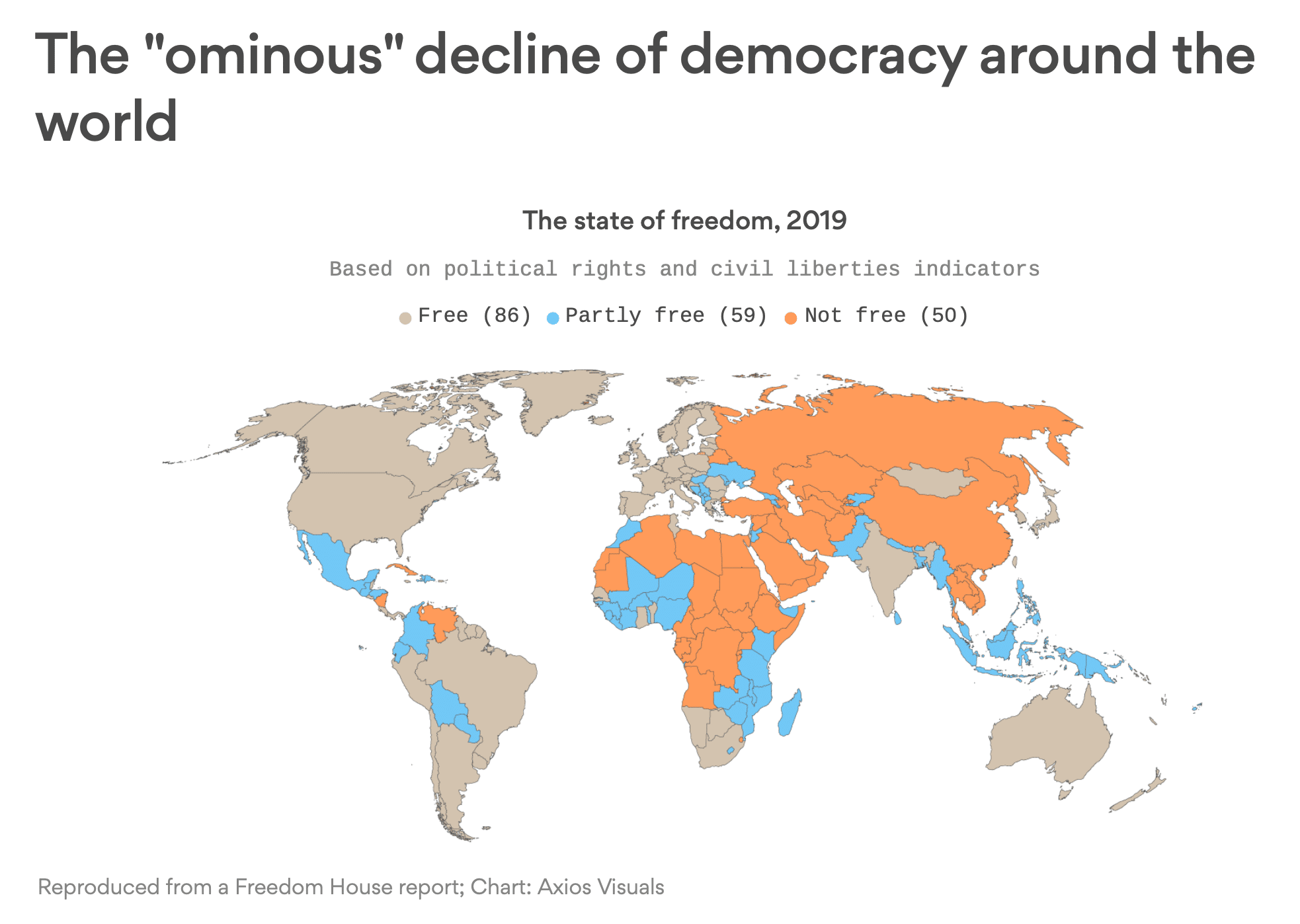 Report warns of “ominous” decline of democracy around the world – Gerd ...